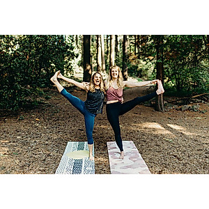 YETI YOGA - The Bowie Yoga Mat - Eco-Friendly, Premium Non-Slip, Durable, Non-Toxic Exercise and Fitness Mats