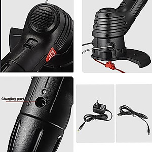 High Strength Alloy Blade Mower, Handheld Portable Electric Lawn Mower for Agricultural Household Wireless Weeding Machine Garden Trimming Tool Grass Brushing Machine