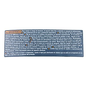 Bosch Parts 2610916800 Warning Label