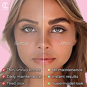 Brow Lamination Kit by CICI | Professional Instant DIY Eyebrow Lamination Lift Kit with Keratin Conditioning for Fuller, Thicker, Beautiful Brows | Easy to Use & Long Lasting Results