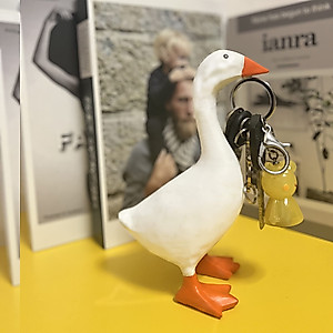 SIETIOJI Magnetic Goose Statue for Key Hanger,Geese Duck Garden Statues Art Decor Ornament for Home Decor Housewarming Gifts