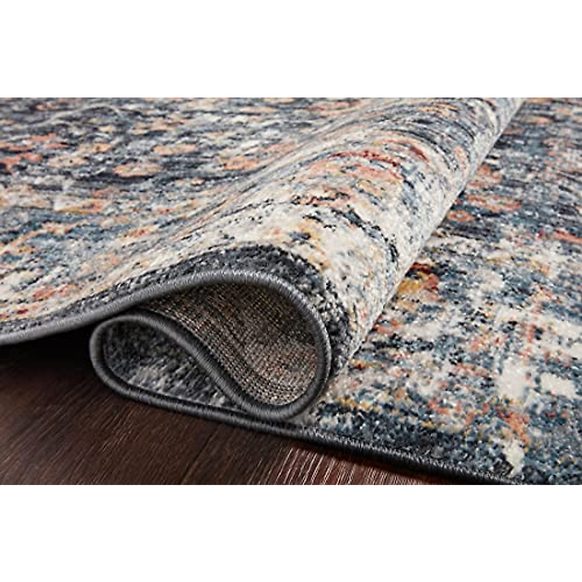 Loloi II Cassandra Collection CSN-05 Blue/Multi, Traditional 2'-6" x 4'-0" Accent Rug