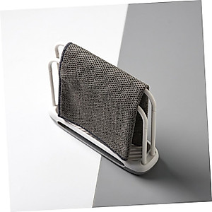 SHOWERORO Kitchen Gadget Countertop Organizer Towel Shelf Towels Rack Detachable Towel Rack Grey Towel Rack Towel Holder Countertop Towel Stand Towel Standing Rack Absorb Water Storage Rack