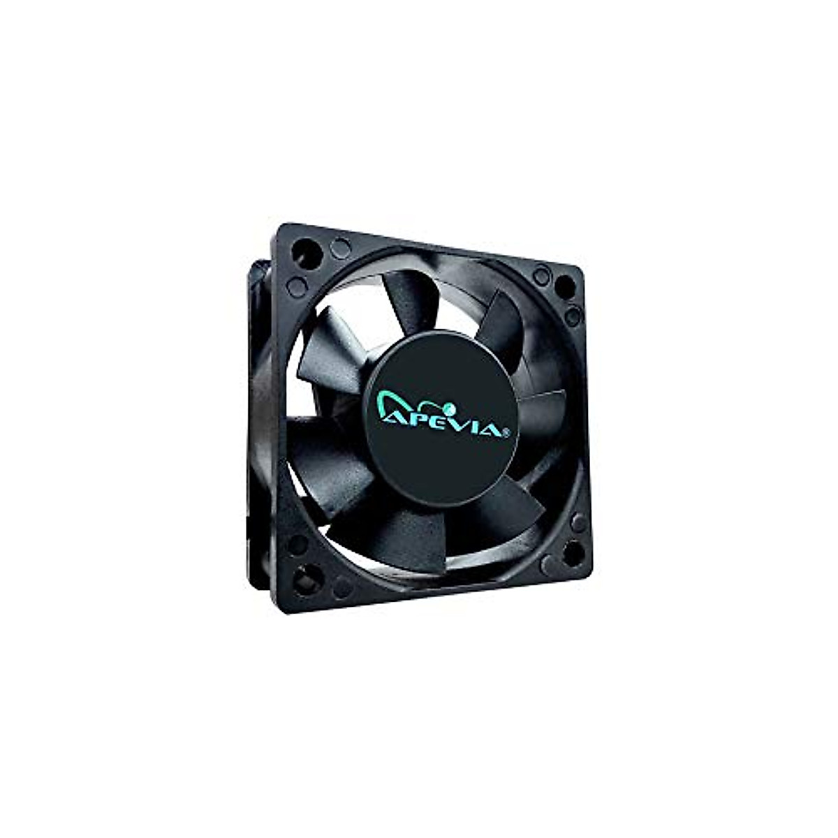 Apevia CF6025S-3 (3 Pk) 60mm x 60mm x25mm Black Case Fan W/4PIN Molex + 3PIN Motherboard Adapter