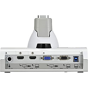 Elmo 1349 Model TT-12ID Interactive Document Camera, 96X Total Optical + Digital Zoom and 3.4MP CMOS Image Sensor, HDMI Input, White (CA-1034099816)