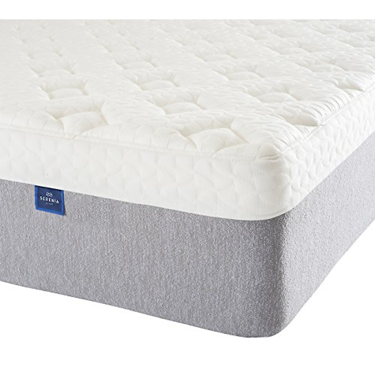 Serenia Sleep 14 Inch Quilted Sculpted Plush Gel Memory Foam Mattress -Queen