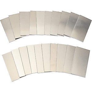 bestarc Welding Kit – 1/8" Aluminum Cube Contains Welding Coupons – MIG, TIG, Arc, Stick, Gas, Gas Practice DIY Welding Training Metal (2×4 Inch 1/8'' Thick 10 PCS)