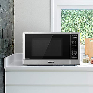 Panasonic NN-SN67K Microwave Oven, 1.2 cu.ft, Stainless Steel/Silver