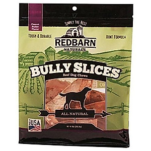 Redbarn Bully Slices for Dogs | Highly Palatable, Long-Lasting Natural Dental Treats with Functional Ingredients, 9 oz. (Pack of 4) - Variety Pack