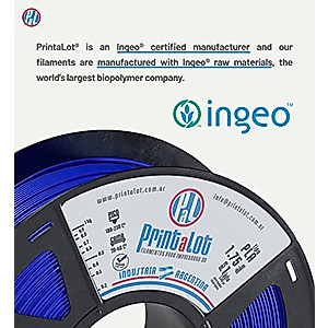 PRINTALOT PETG 3D Printer Filament, Dimensional Accuracy +/- 0.03 mm, 1 kg Spool, 1.75 mm, Black