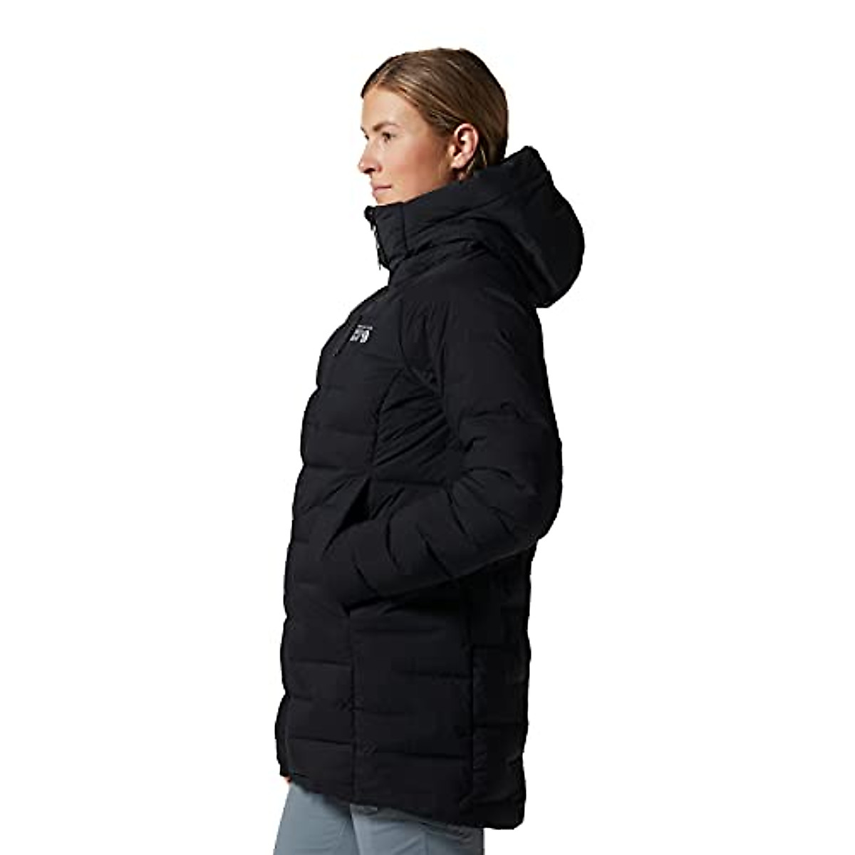 Mountain Hardwear Women's StretchDown Parka, Black, M