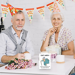 Rude Birthday Card Friendship Card for Woman, Funny Getting Older Card for Friends Bestie Family Wife, Gag 50th 60th 70th 80th 90th Birthday Gift Mom Grandma, Happy Birthday Card Old Age Women