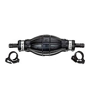 Quicksilver 8M0061875 Primer Bulb with 2 Hose Clamps for 5/16'' (8 mm) Fuel Lines