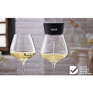 Ullo Wine Purifier with 4 Selective Sulfite Filters. Remove Sulfites and Histamines, Restore Taste, Aerate, and Experience the Magic of Ullo purified wine.