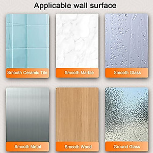 2pcs Shower Caddy Replacement Transparent Strong Adhesive Patch for Shower Caddy Soap Holder No Drilling Bathroom Storage Shelves and Kitchen Racks Holder