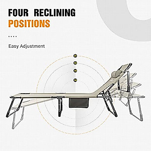 Nice C Lounge Chair + Low Beach Chair 2 Pack