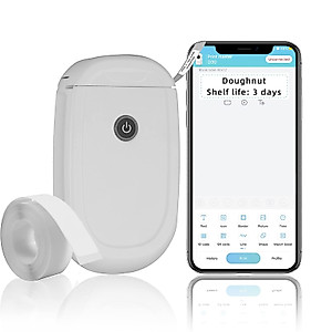Bluetooth Label Maker,D30 Thermal Label Printer 3pcs Tapes,Desktop Portable Wireless Multiple Templates Mini Document Tags Sticker Machine Compatible with iOS&Android,Gift for Office,Student,Friends
