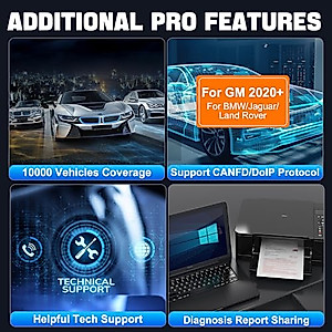 XTOOL D8W Wireless Bidirectional Scan Tool, Topology OBD2 Scanner with 3-Year Updates, ECU Coding, PMI, 38+ Resets, Crankshaft Relearn, CAN FD/DoIP, Full Diagnostic Scanner for Car