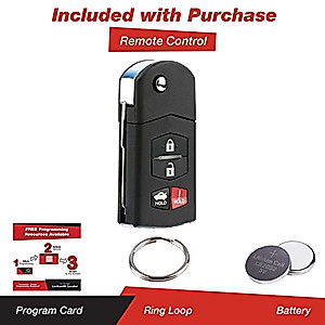 KeylessOption Keyless Entry Car Remote Control Key Fob Replacement for BGBX1T478SKE125-01
