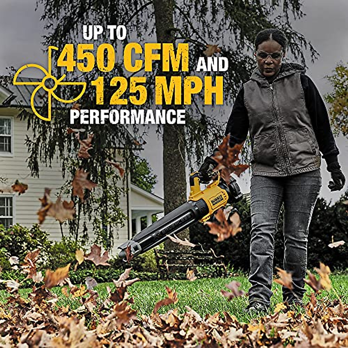 DEWALT 20V MAX* XR Leaf Blower, 125-MPH, 450-CFM (DCBL722P1)