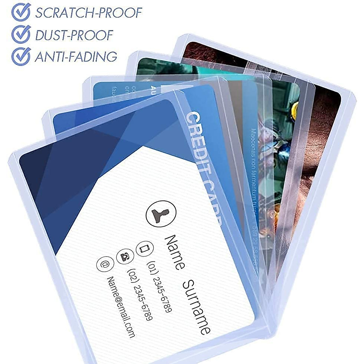 30 Count Toploaders Card Sleeves for Trading Card, Hard Card Sleeves Top Loaders Baseball Card Protector Holder Compatible with Game Cards, Sports, Football Cards