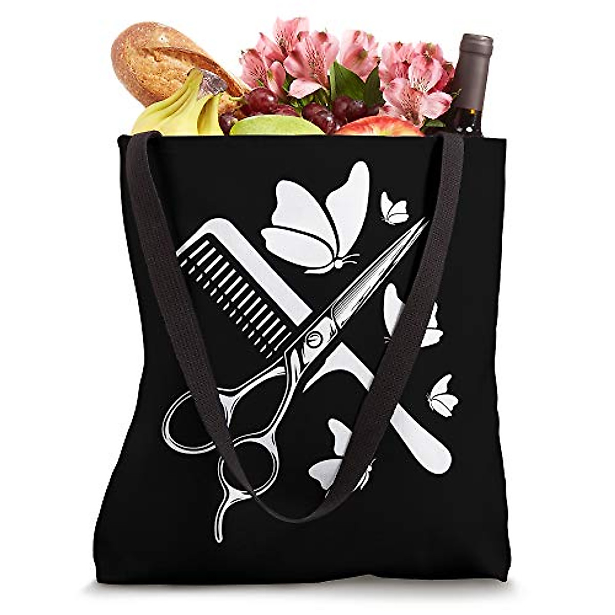 Hair-Dresser Stylist Scissors Barbers Cool Beautician Gifts Tote Bag