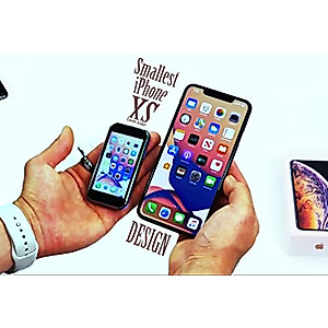 iLight Mini Smartphone XS, World's Smallest 10+ Android Phone 4G LTE, Super Small 2.5" Touch Screen. Global Unlocked - Great for Kids. Pocket Phone Gift. 1GB RAM / 8GB ROM. Tiny iPhone 10s Look Alike