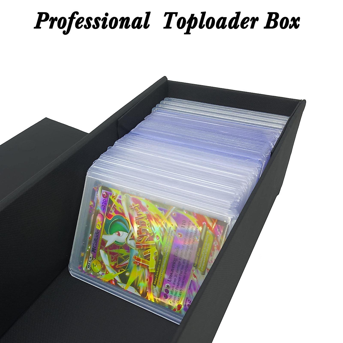 Trading Card Storage Box, Top loaders Storage Box, Trading Card Holder Top loader Hobby Box for 800 Count Cards - 4 PACKS