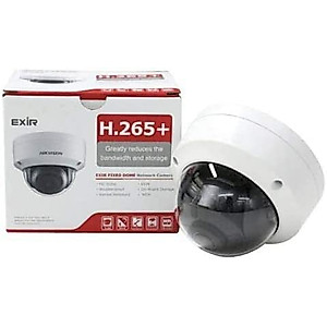 DS-2CD2143G0-I 4MP IP Camera 2.8mm PoE Dome Camera 3-Axis IP67 IK10 H.265+ Support Firmware Upgrade Compatible with Hikvision NVR, Hik-Connect App, IVMS-4200