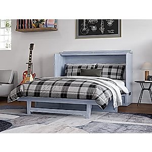 AFI, Northfield Murphy Bed Chest, Queen, Driftwood