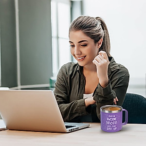 Mom Birthday Gifts from Daughter Son Husband Mother Day Gift for MOM Grandma Wife Best Mom Ever Gifts Birthday Gifts for Women Funny Unique Travel Coffee Mug Mom Tumbler Cup Gift for Mother in Law