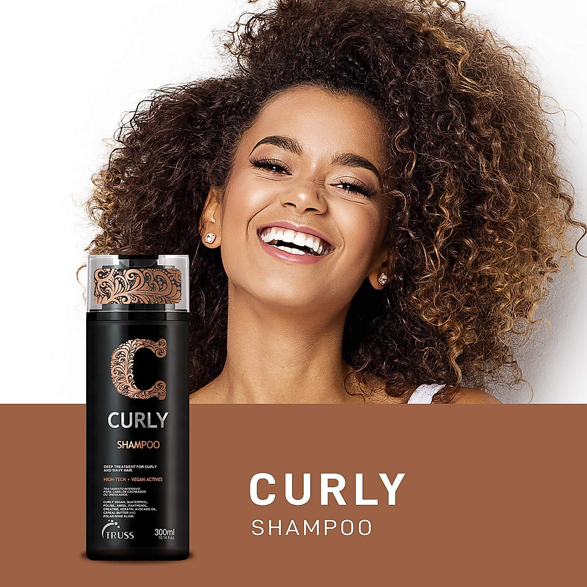 Truss Curly Shampoo and Conditioner Set Bundle