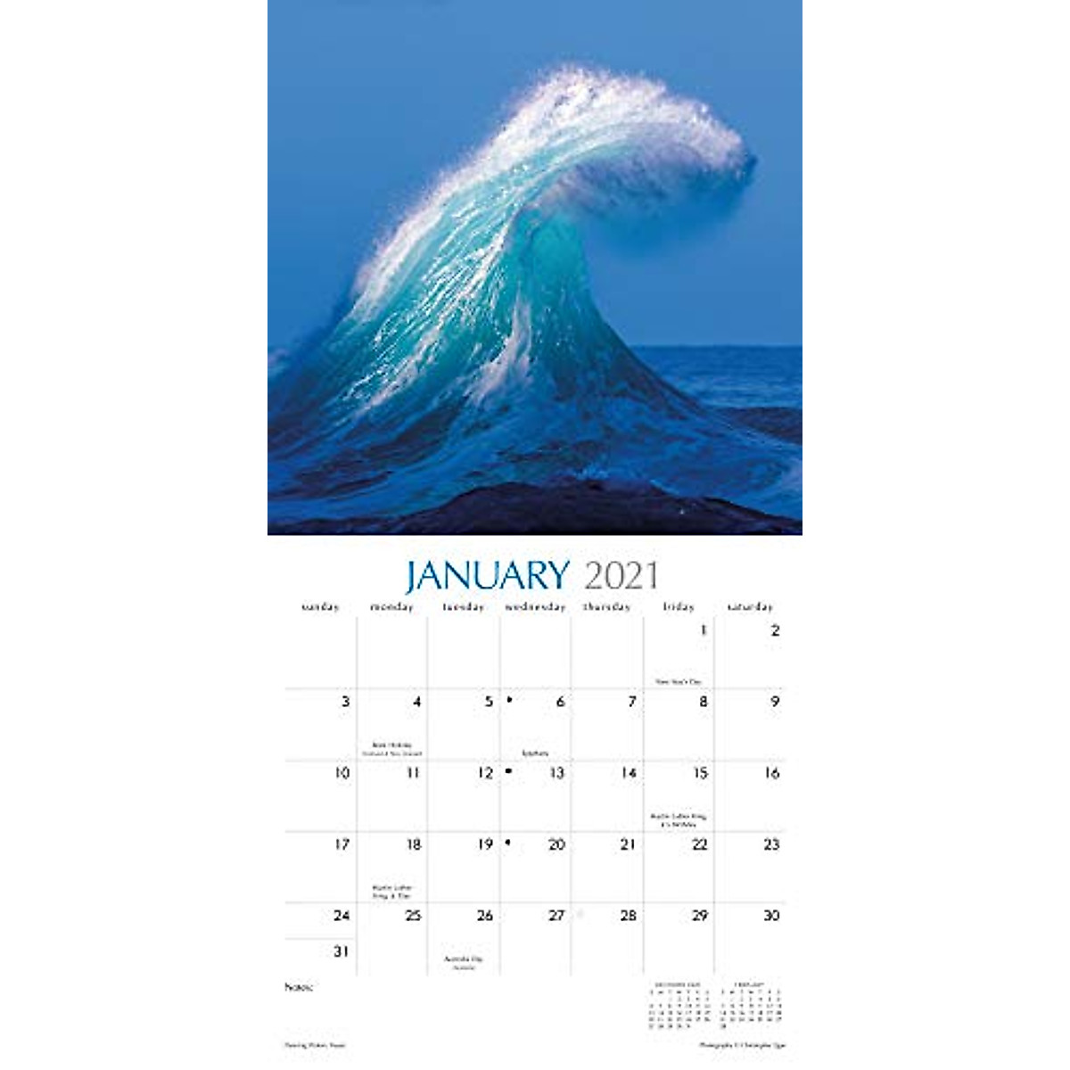 Hawaii Wall Calendar 2021