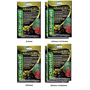 Plymouth Discus Product WORMER Plus - Freshwater and Saltwater Fish Powder Medication. With parasites and Flukes. (5G - Treats 600 GALLONS)