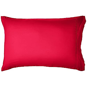 Sweet Home Collection 7 Piece Comforter Set Bag Solid Color All Season Soft Down Alternative Blanket & Luxurious Microfiber Bed Sheets, Red, Full