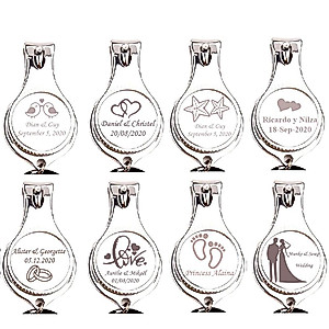 60pcs-Personalized 4 in 1 Multi Function Bottle Opener, Nail Clipper, Wedding Favors Brewery, Private Customized, Sliver, Multitool Gifts for Men