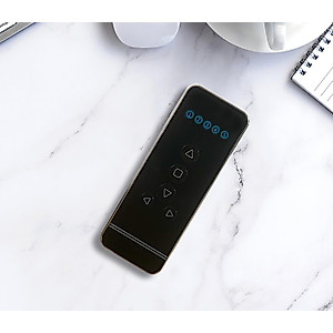 Rollerhouse 5 Channel Blinds Remote RF 433.92 Replacement Controller for Motorized Windows Shades and Blinds, Black