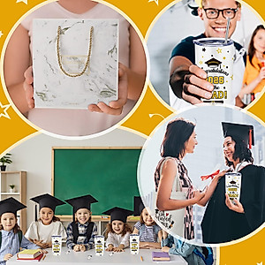 Ovveroche 2025 Graduation Gifts for Her Congrats Graduation Gift Box Steel Steel Tumbler Graduation Canvas Bag Keychains Cards Socks Gift Bag for Class of 2025 High School College Grad Gift