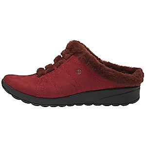 BZees Women's Golden Cozy Clog, Burnt Henna Microfiber, 8