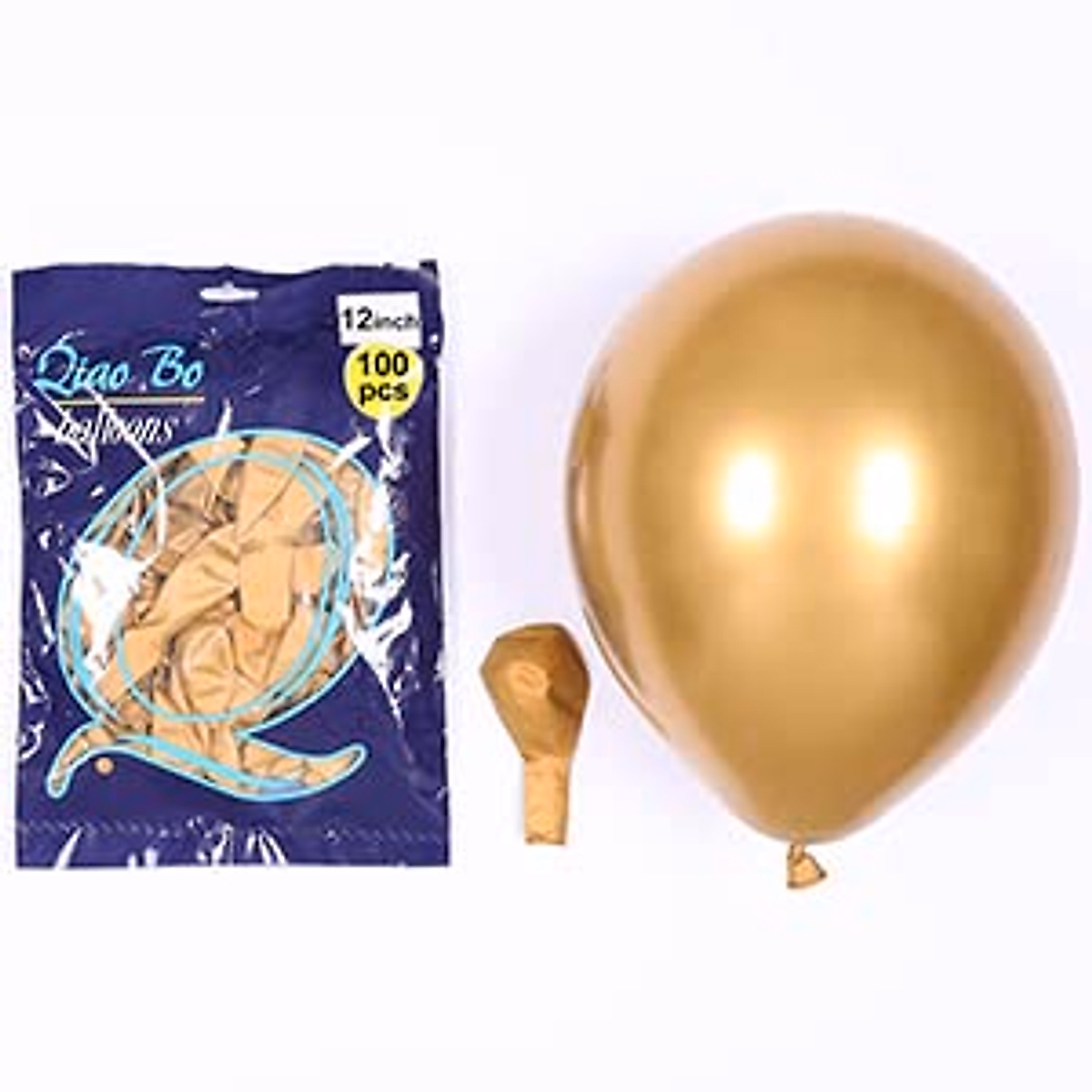Navy Blue Rose Gold Pink Gold Confetti Latex Balloons with 140pcs 18/10/5/Inch Metallic Chrome Balloons for Gender Reveal Birthday Party Wedding Graduation Bridal Shower Decorations (Navy Blue)