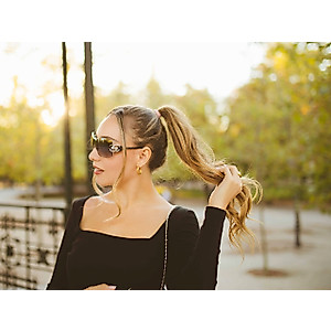 VANLINKER Wrap Around Y2K Sunglasses for Women Men Trendy Oversized Sun Glasses Fashion Shield Frameless Shades Gradient Brown VL9704