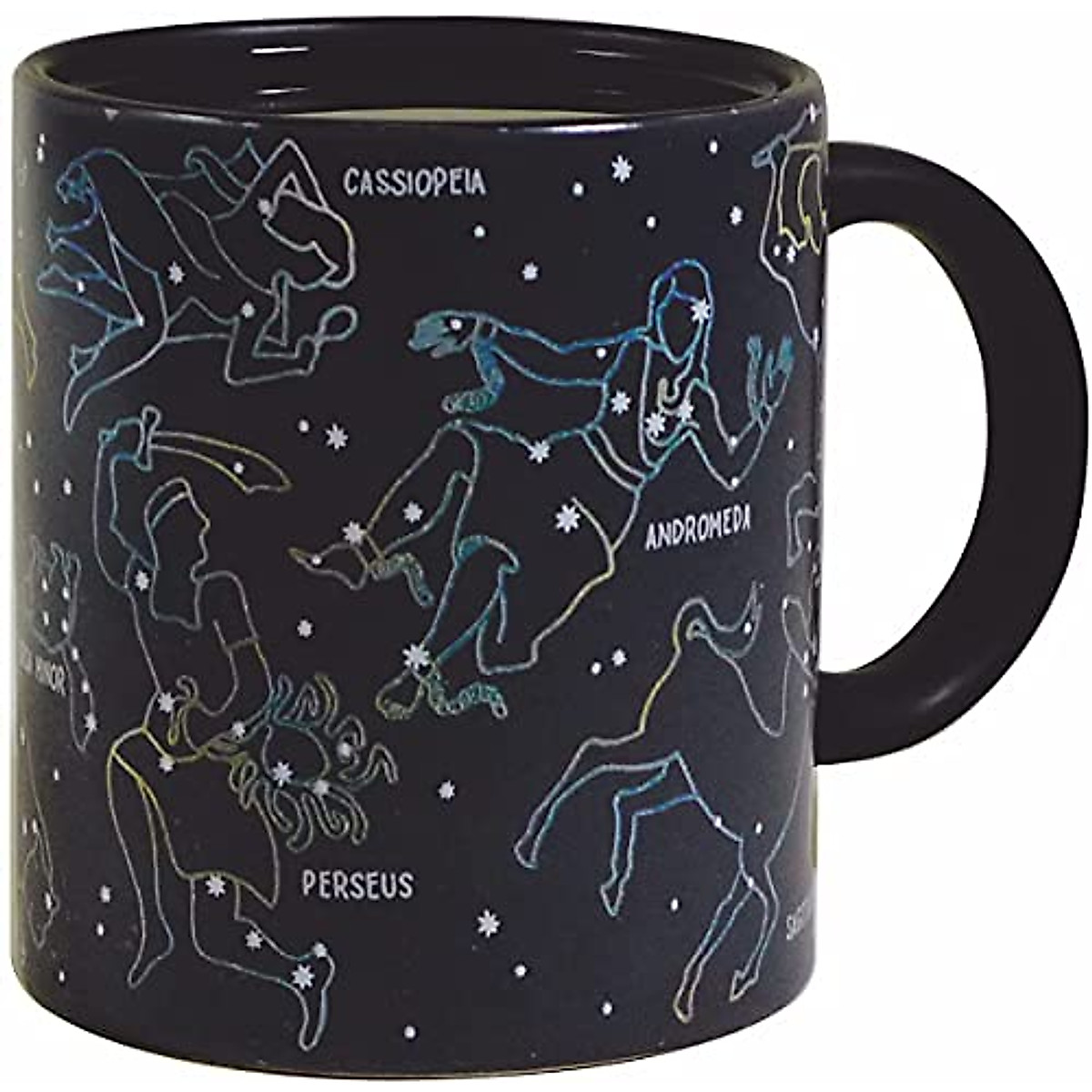 The Unemployed Philosophers Guild Heat Changing Constellation Mug - Add Coffee or Tea and 11 Constellations Appear - Comes in a Fun Gift Box