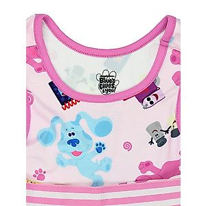 Blue's Clues & You Baby Toddler Girls Fit and Flare Ultra Soft Dress (24 Months, Baby Pink)