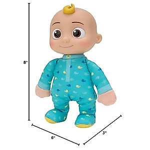 CoComelon 8-Inch JJ Little Plush - Adorable Bedtime Onesie -