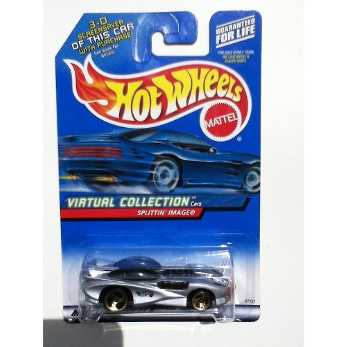 Hot Wheels Virtual Collection Splittin' Image 2000 155 Malaysia Base Variant Card