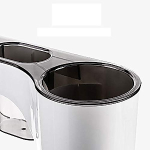 BKDFD Shower Shelf, Gray Bathroom Plastic no Drilling Wall Hanging Organizer Storage Shelves with Strong Suction Cup (Color : Blue)