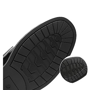 Bruno Marc Men's Downing-02 Black Pat Leather Lined Dress Oxford Shoes Classic Lace Up Formal Size 15 M US