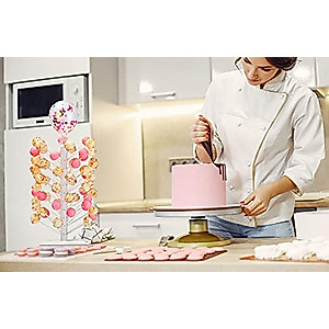 Nangor Wood Cake Pop Stand - 60 Hole Wooden Lollipop Holder Candy Table Display, Decorative Dessert Stand for Wedding Birthday Baby Shower Parties - Sturdy and Easy to Assemble