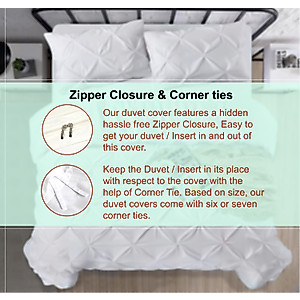 SLEEP-NEST Super King Duvet Cover Set 120x120 Inch 3 Piece 100% Egyptian Cotton with Zipper Closure 800TC All Season Breathable 10x10ft Extra Large Cover, Oversized King Plus, Medium Blue