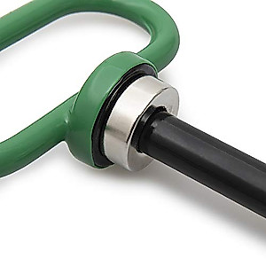 Clarawood Magnetic Hitch Pin - Heavy Duty Magnet Secure Pin for ATV, UTV, Lawn Mower and Trailer Gate - Simple One Handed Hook On and Off - Complete with Protective Gloves